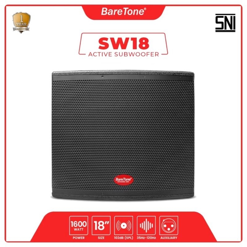 Jual Baretone SW18 Subwoofer Aktif 18inch Baretone | Shopee Indonesia