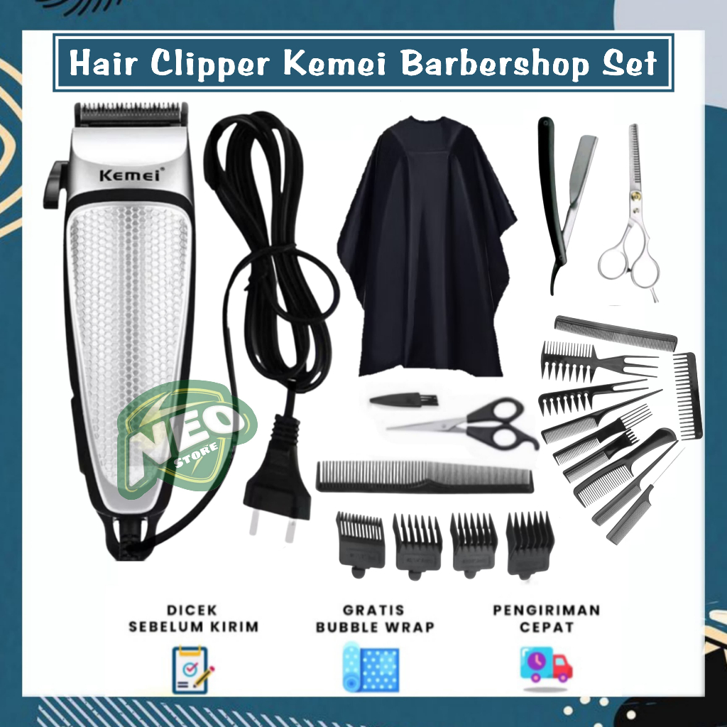 Jual Alat Cukur Rambut Elektrik Mesin Cukur Kemei 4639 Profesional Hair ...