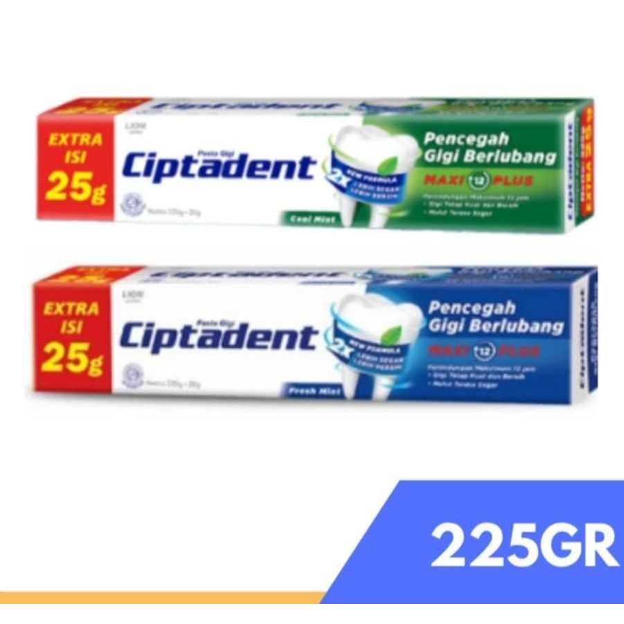 Jual Pasta Gigi Ciptadent Fresh Mint/Cool Mint 225 gr | Shopee Indonesia