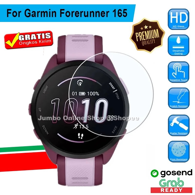 Jual ANTI GORES GARMIN FORERUNNER 165 FR 165 MUSIC TEMPERED GLASS ...
