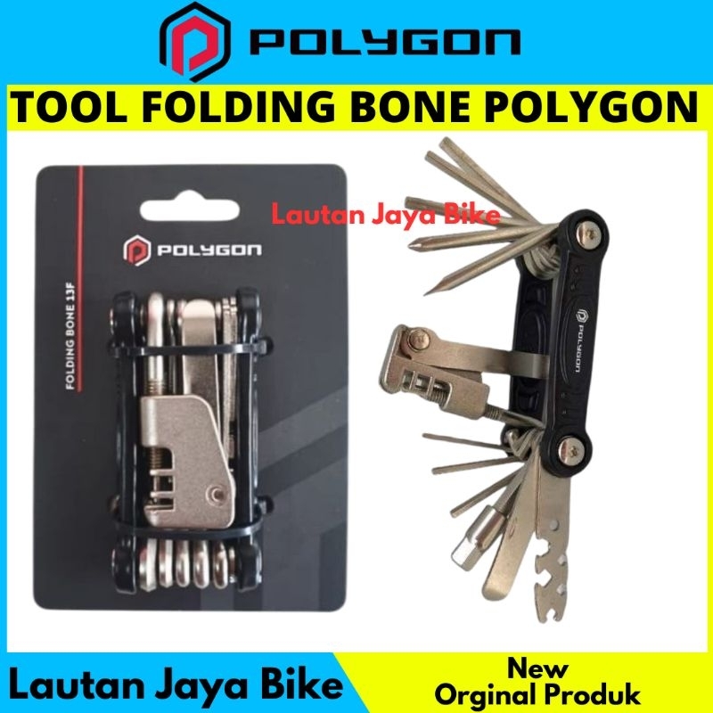 Jual Folding tool polygon bone 13F kunci Sepeda Set Folding Bike tool ...