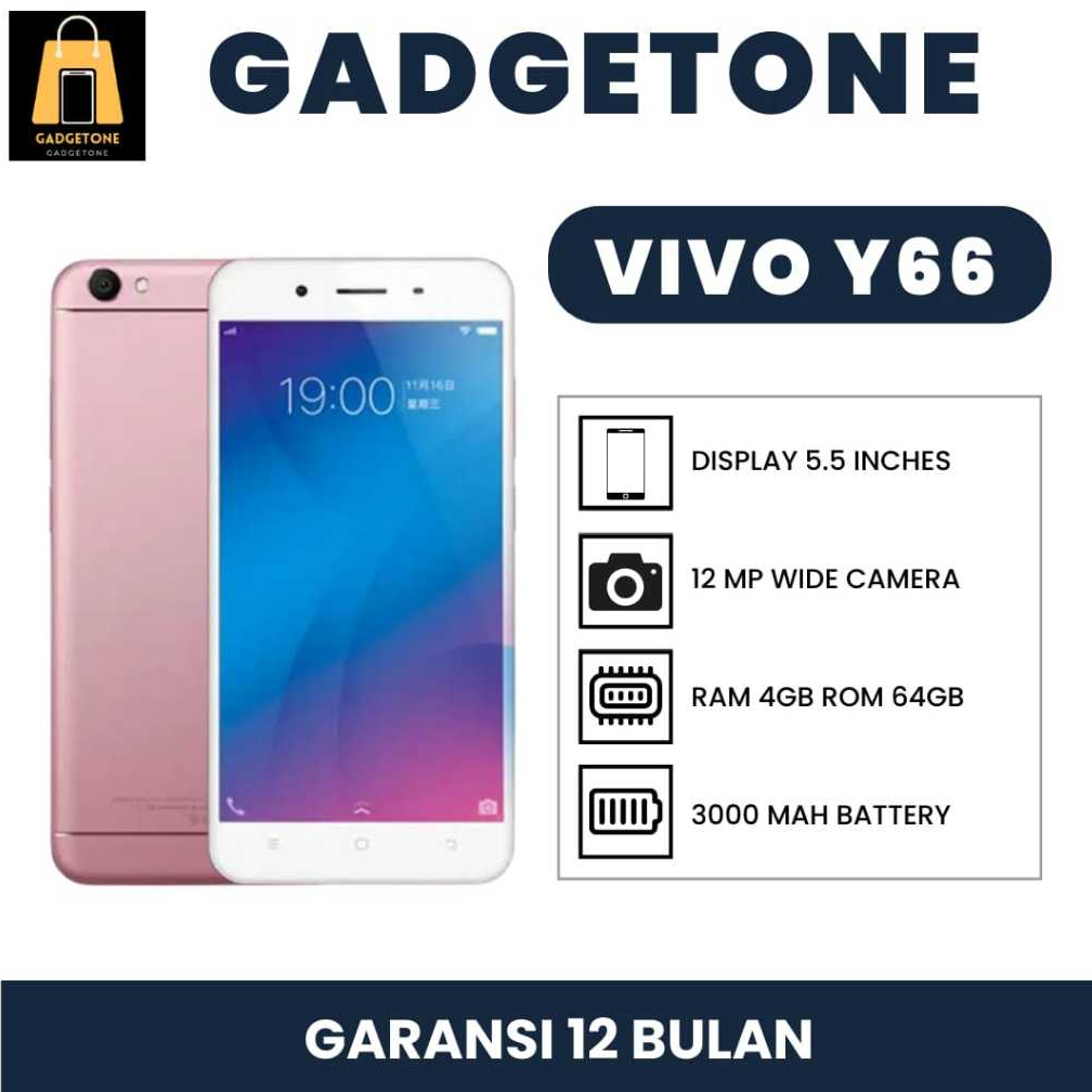 Jual VIVO Y66 RAM 4/64GB - GARANSI 1 TAHUN | Shopee Indonesia