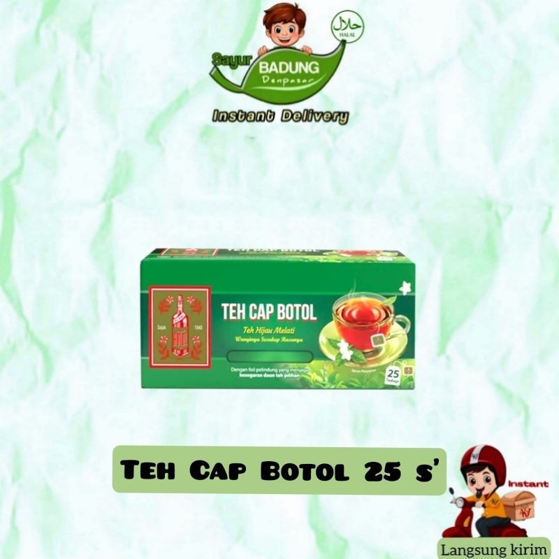 Jual Teh Hijau cap botol isi 15 & 25 kantong_ badung | Shopee Indonesia