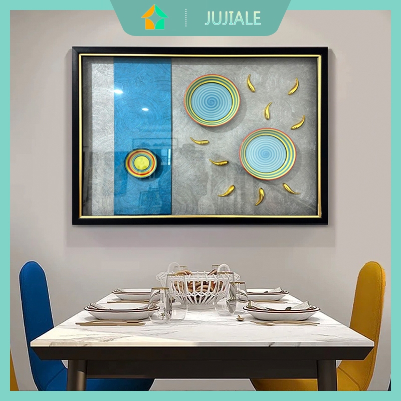 Jual Dekorasi koridor Mural tiga dimensi Lukisan hias ruang makan Mural ...