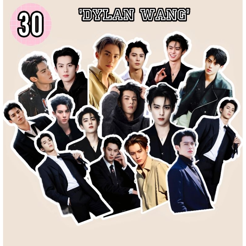 Jual (NEW!)STICKER DYLAN WANG(30PCS)/AKTOR CHINA/DRACHIN/STIKER/MURAH ...