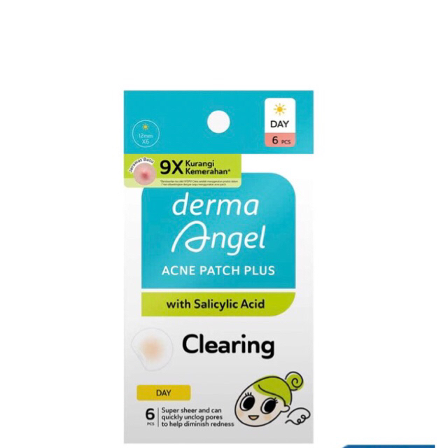 Jual Derma Angel Acne Patch Plus Day 6’S Salicylic Acid | Shopee Indonesia