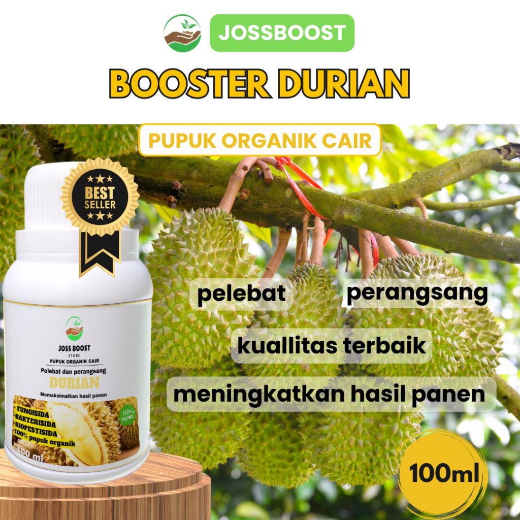Jual JOSSBOOST pupuk Durian 100ml pupuk organik cair buah Durian booster Durian | Shopee Indonesia