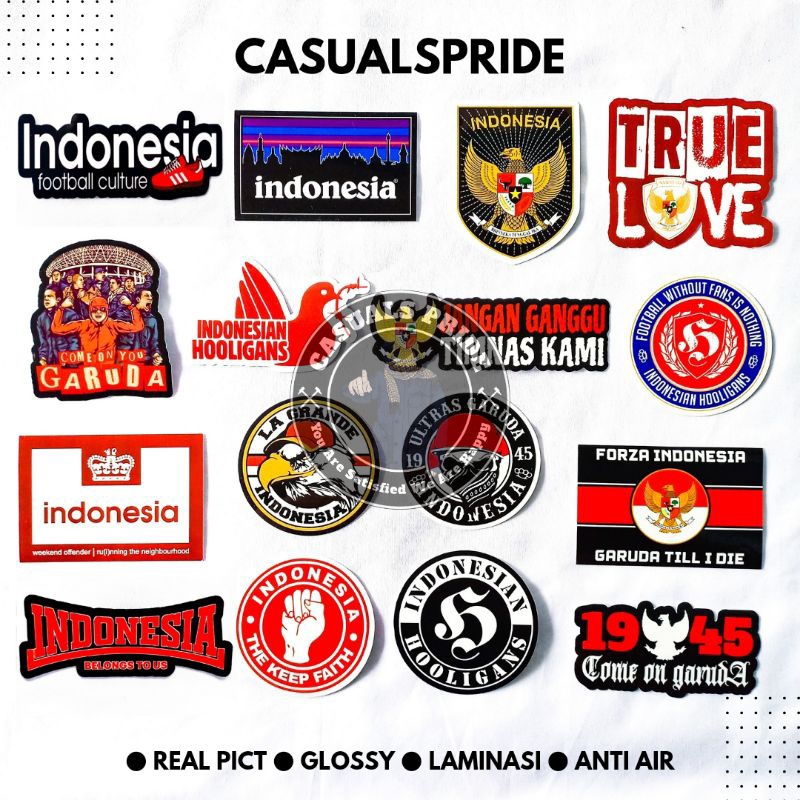 Jual Sticker Murah Timnas Indonesia Ultras Garuda LA Grande Hooligans ...