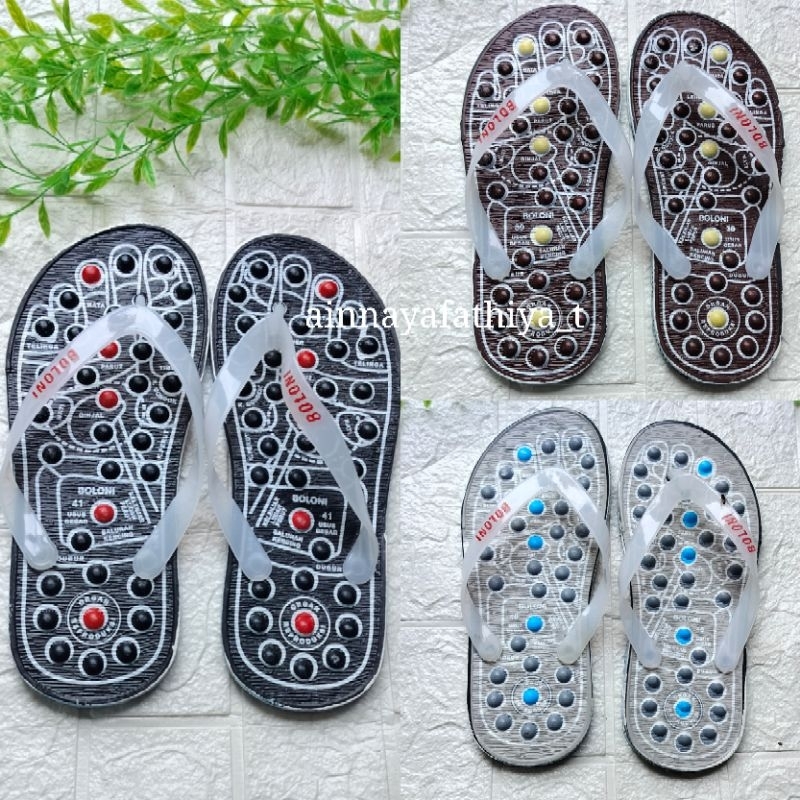 Jual Sandal Rematik Terapi Kesehatan Sandal Refleksi Pijat Kaki ...