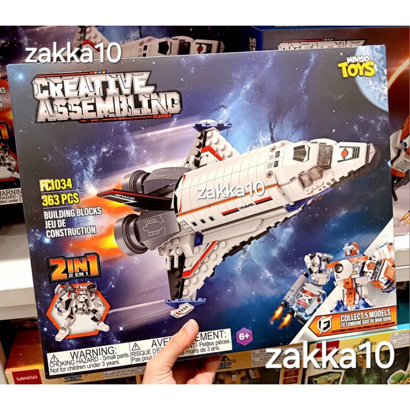 Jual Aviation Transformation Series Space Ship / Creative Assembling ...