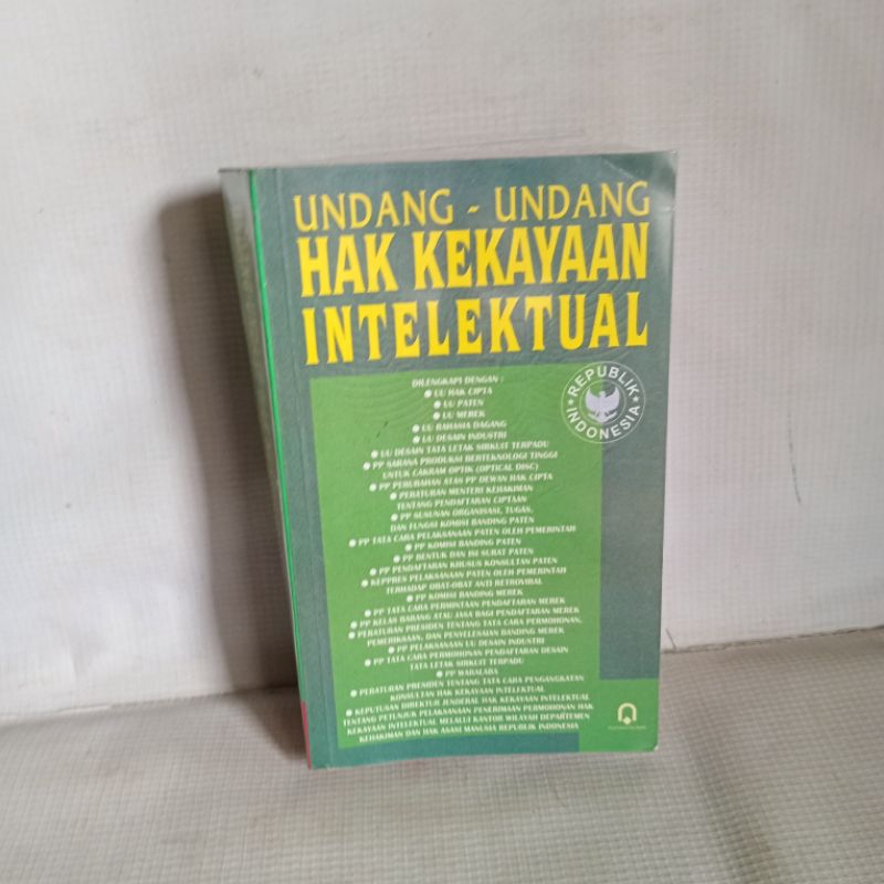 Jual UNDANG UNDANG HAK KEKAYAAN INTELELTUAL | Shopee Indonesia