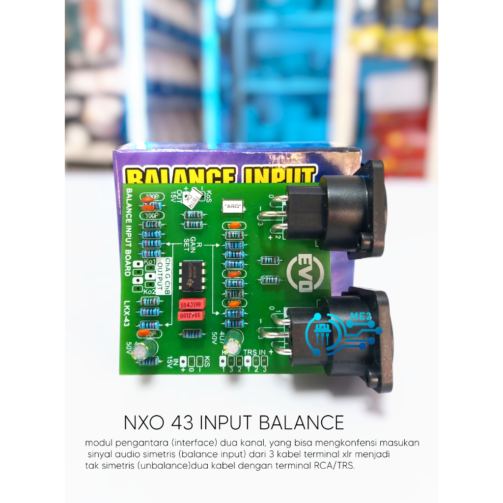 Jual Rakitan Power Amplfier Kit Module Input Balance stereo NXO 43 ...