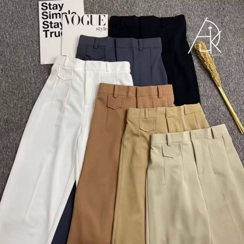 Jual oro pants - oro pants JUMBO - celana kerja JUMBO - celana ootd ...