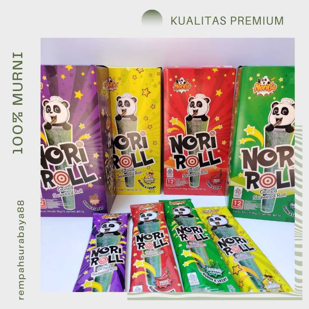 Jual (PAKET 1 DUS ISI 6 BOX) NORI ROLL NORIGO MURAH | Shopee Indonesia