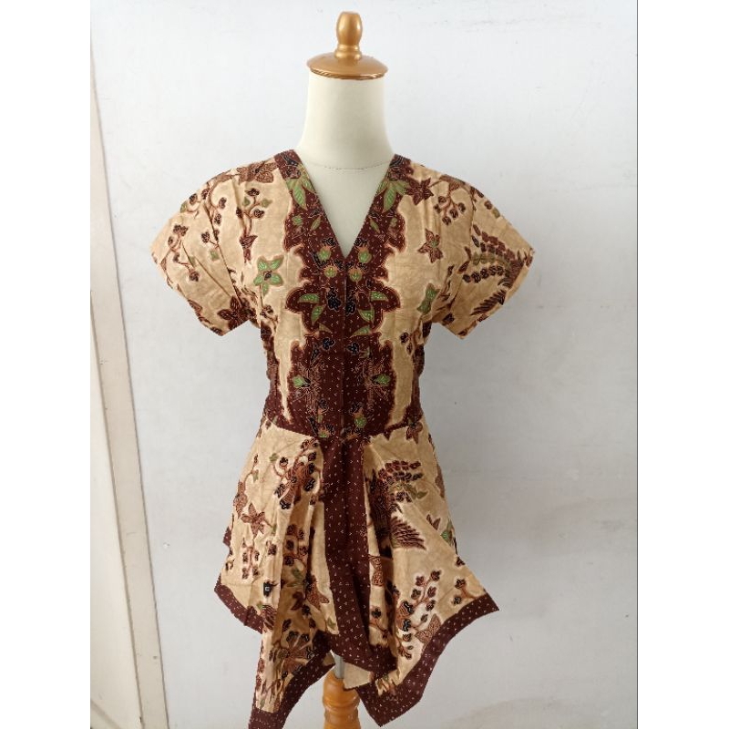 Jual BLUS BATIK MODERN BATIK MURAH BATIK WANITA - 552JM32 (5A5B) ADA ...