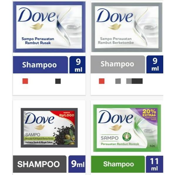 Jual DOVE SHAMPO SACHET PUTUSAN ISI 12 PCS VARIAN RANDOM MURAH rijekan ...