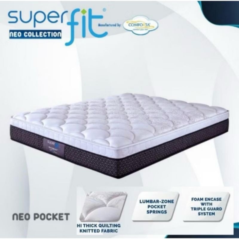 Jual comforta super fit neo pocket 180 x 200 kasur spring bed | Shopee ...