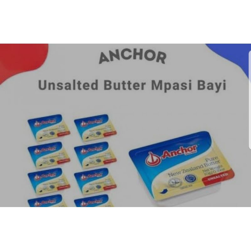 Jual BUTTER ANCHOR MPASI 10 PC - unsalted | Shopee Indonesia