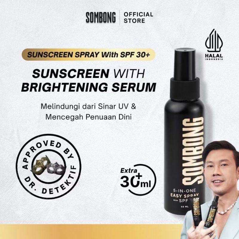 Jual Sombong 5-in-1 Easy Spray with Sunscreen SPF 30 Menthol Coffee ...