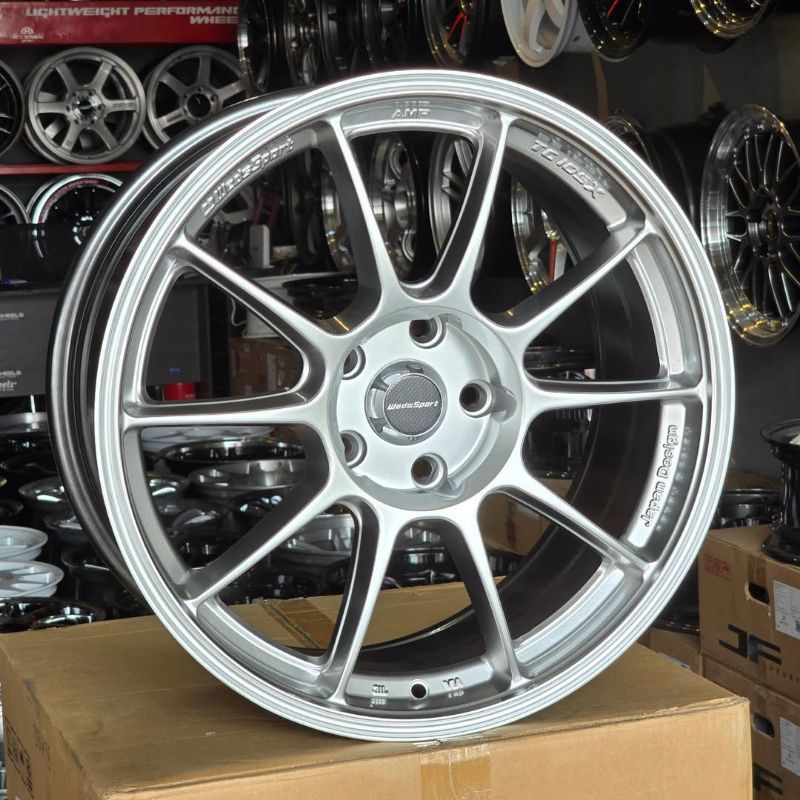 Jual velg mobil ring 18 TC105X HYPER SILVER velg mobil racing R18 velg mobil Innova Reborn ...