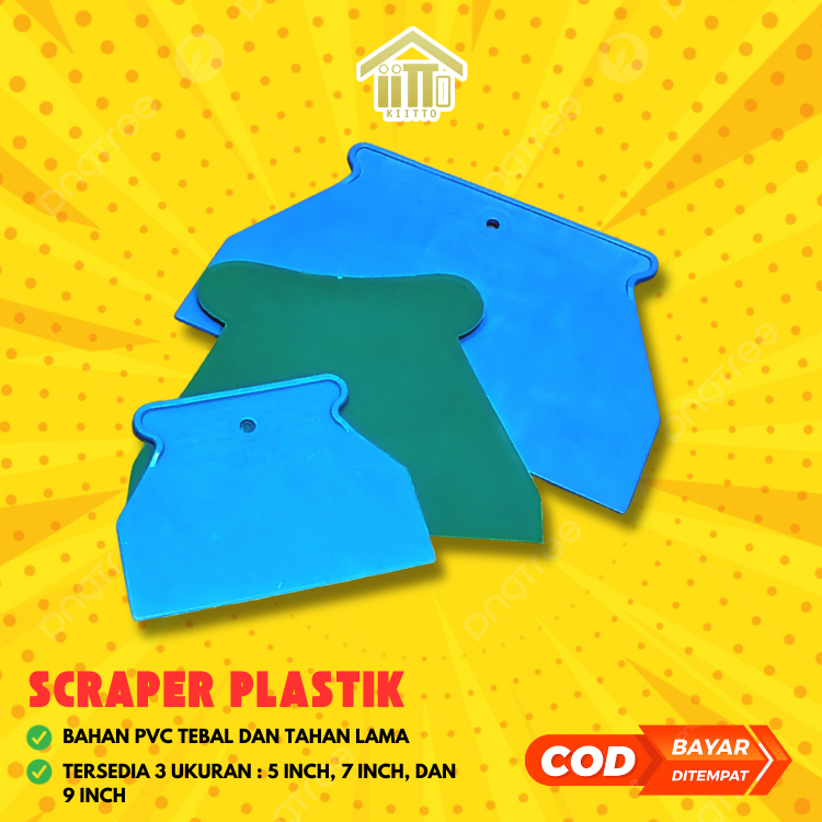 Jual KAPE PVC PLASTIK TEBAL UKURAN LENGKAP / SKRAP SEKRAP SCRAPER ...