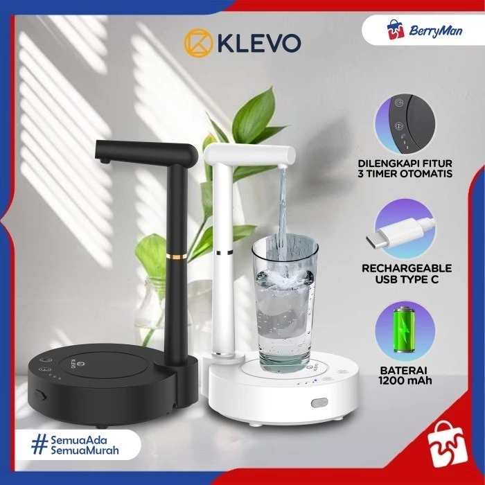 Jual M302 KLEVO KL-WP04 POMPA AIR GALON MEJA OTOMATIS PREMIUM ELEKTRIK ...