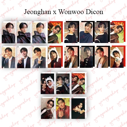 Jual [PO / SET] JEONGHAN X WONWOO DICON SEVENTEEN SVTN PHOTOCARD FAN MADE UNOFFICIAL YANGPASHOP ...