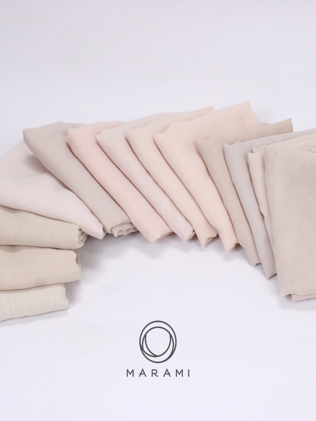 Jual MArami Polycotton Hijab Segi Empat - Cream Series | Shopee Indonesia