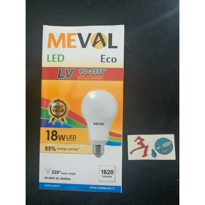 Jual lampu led meval eco 18w 18 watt putih | Shopee Indonesia