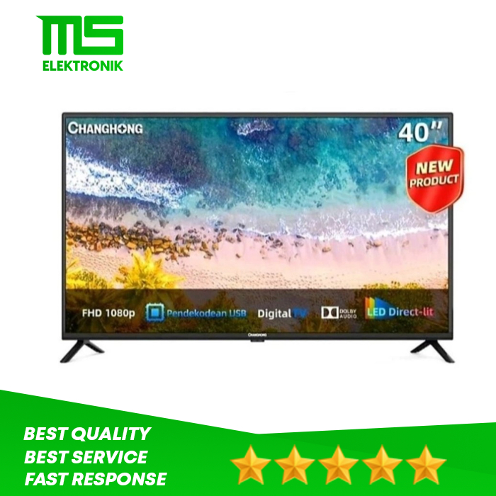 Jual LED Digital TV Changhong 40" L40G5W | L-40G5W 40 inch in FHD usb 40G5 | Shopee Indonesia