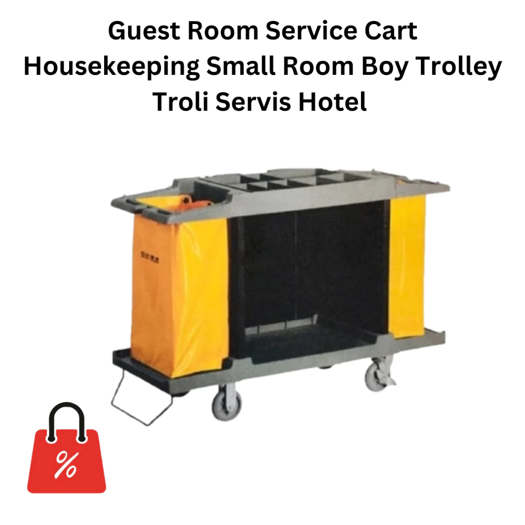 Jual Guest Room Service Cart Housekeeping Small Room Boy Trolley Troli ...