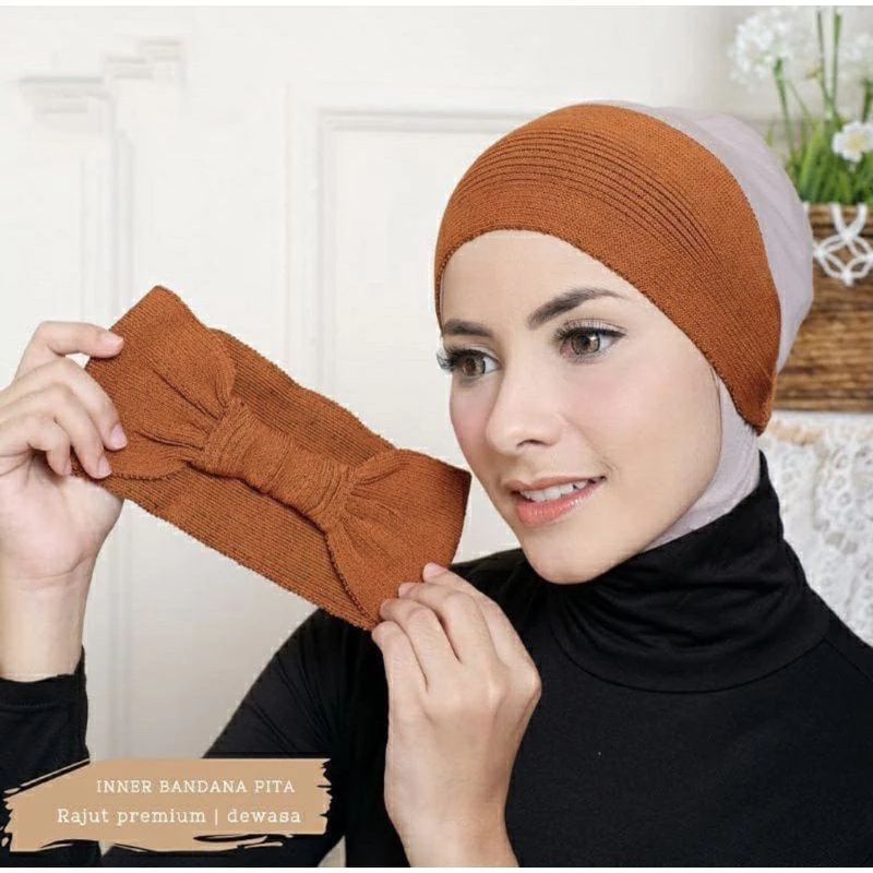 Jual SVR Ciput Rajut Bandana Bando Pita Daleman Kerudung Nyaman pakai ...