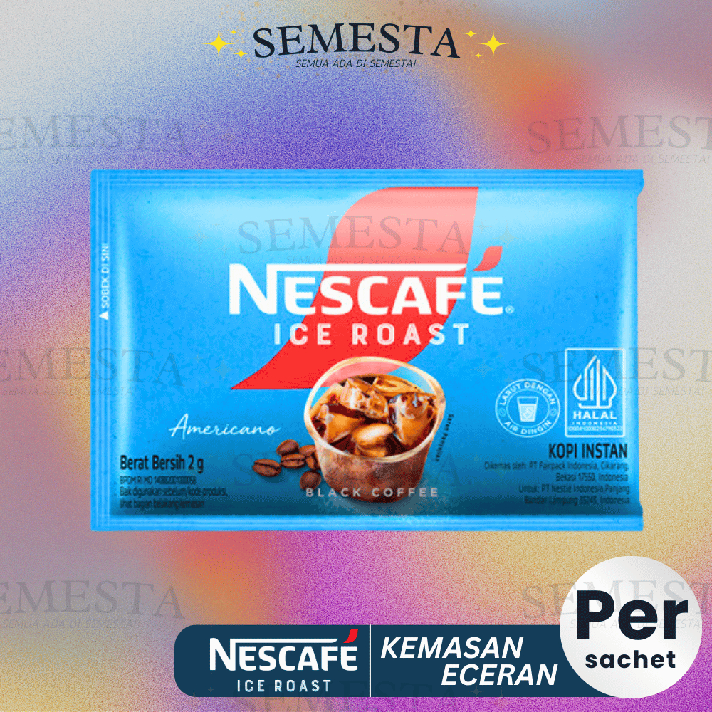 Jual Nescafe Ice Roast Sachet 2gr - Kopi robusta murni 100% - Eceran ...