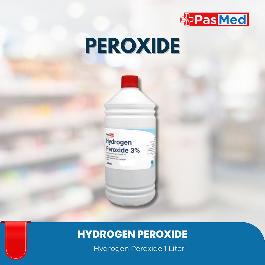 Jual ONEMED H2O2 Hydrogen Peroxide 3% 800 ml | Shopee Indonesia