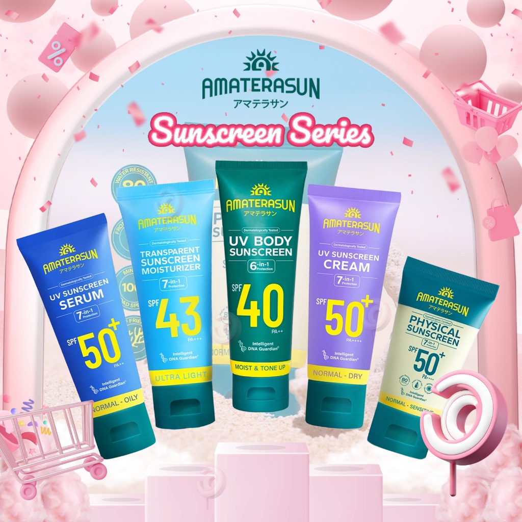 Jual AMATERASUN - SUNSCREEN SERIES - Sunscreen Wajah Di Formulasikan ...