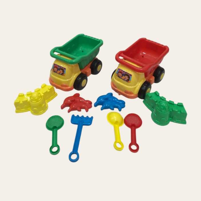 Jual Mainan Mobil Truck Pasir Pantai Anak Truck Dan Cetakan Pasir ...