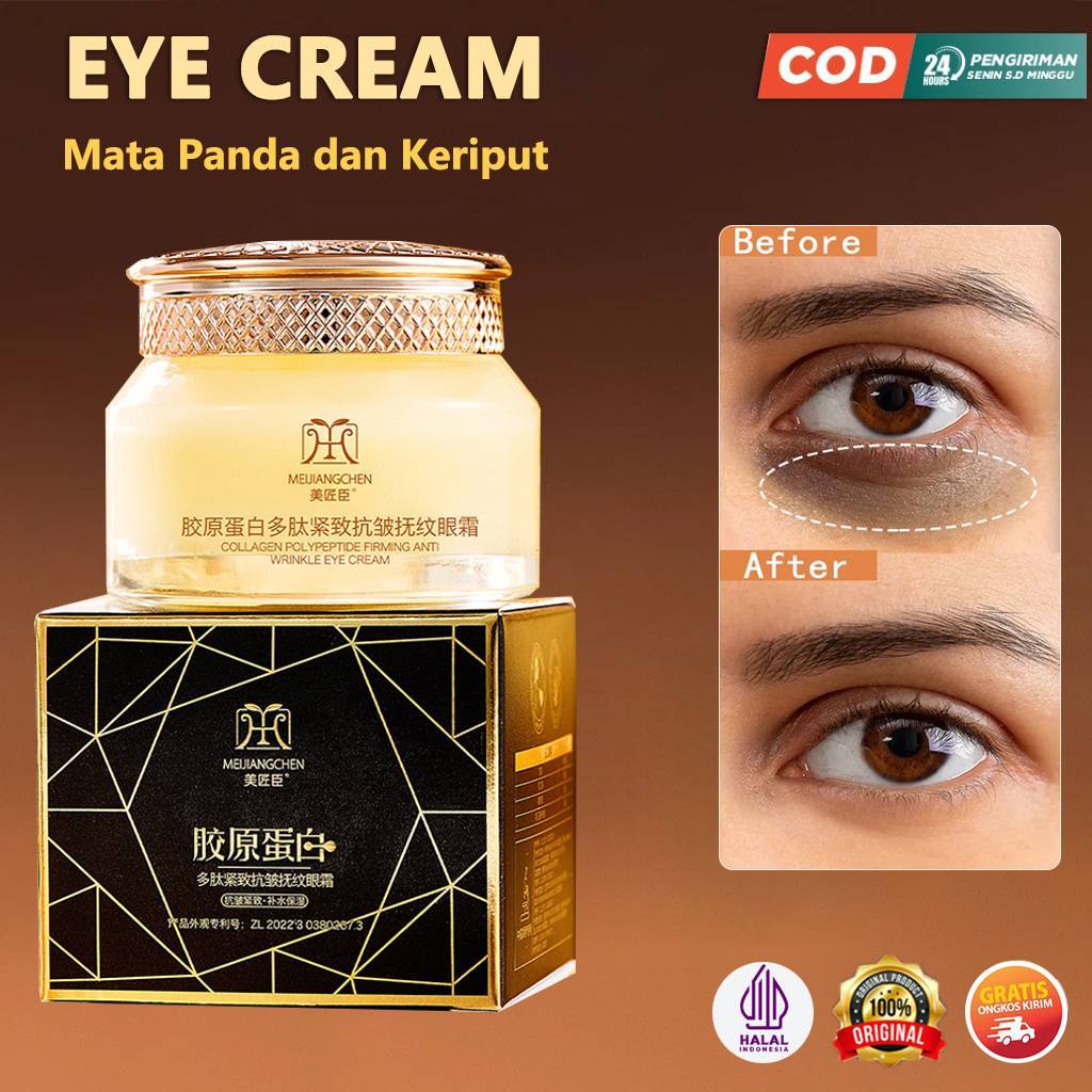 Jual Eye Cream Mata Panda Kolagen Cream Mata Panda Dan Kerutan 50g Krim ...