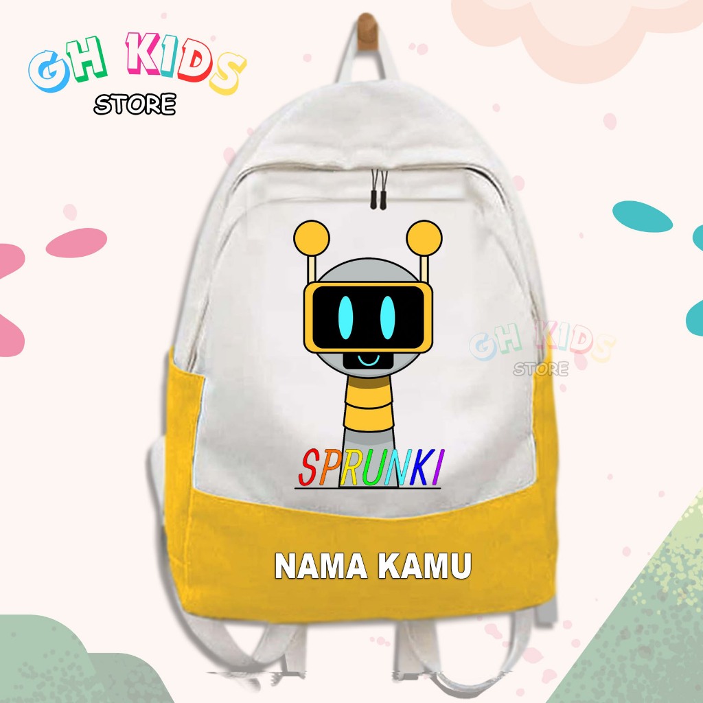 Jual Tas Ransel Anak Gambar Sprunki Fun Bot Bacpack Sekolah Terbaru 140 ...
