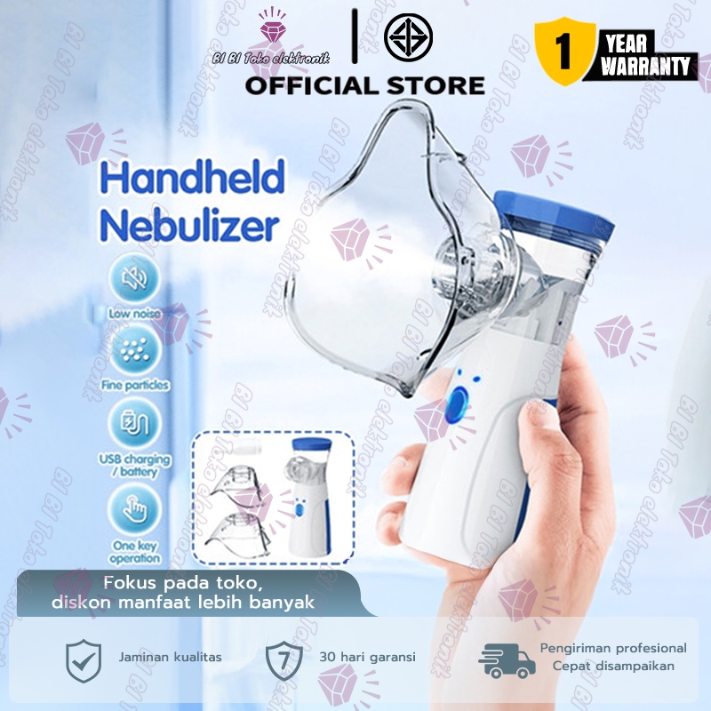 Jual Alat Terapi Pernapasan Handheld Inhaler Nebulizer Machine Battery - JSL-W302/SY308 | Shopee ...