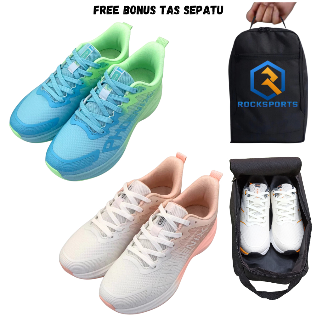 Jual Sepatu Running Sepatu Lari Wanita Original Phoenix NARAYA | Shopee ...