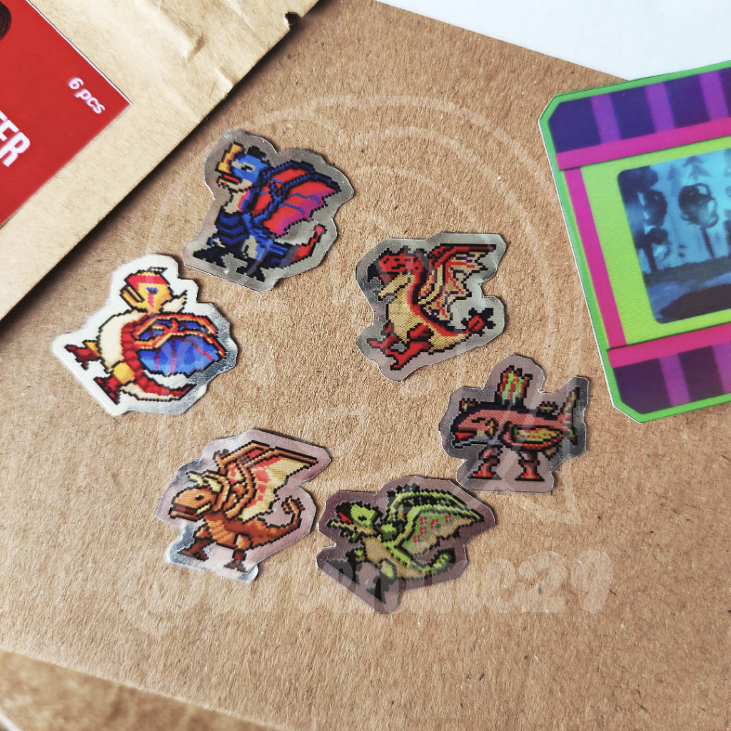 Jual Fan Merch Monster Hunter Vpet Sprite Stickers Set | Shopee Indonesia