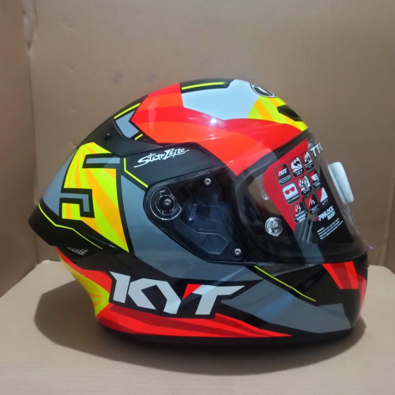 Jual HELM TT-COURSE FLUX (JAUME MASIA 2019) | Shopee Indonesia