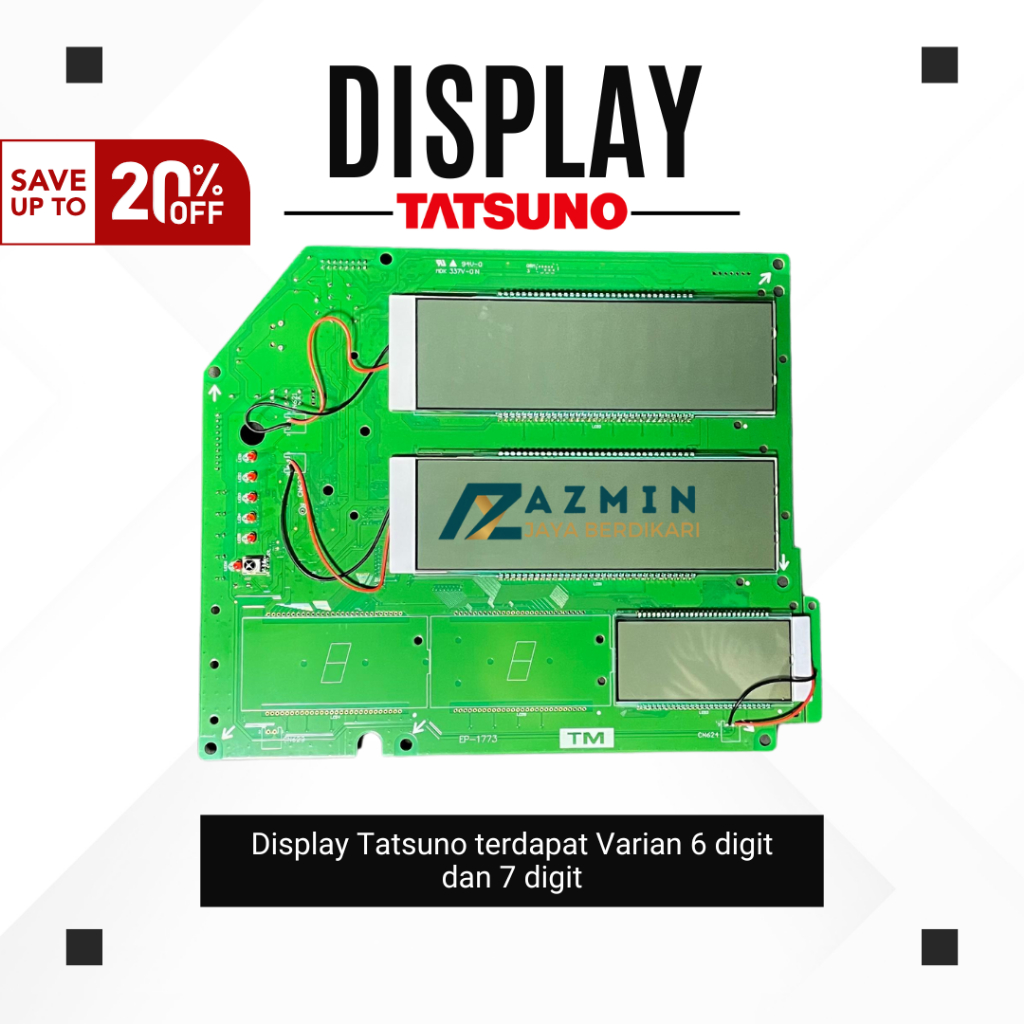 Jual Display Tatsuno 6 digit 7 digit LCD SPBU - Original Berkualitas ...