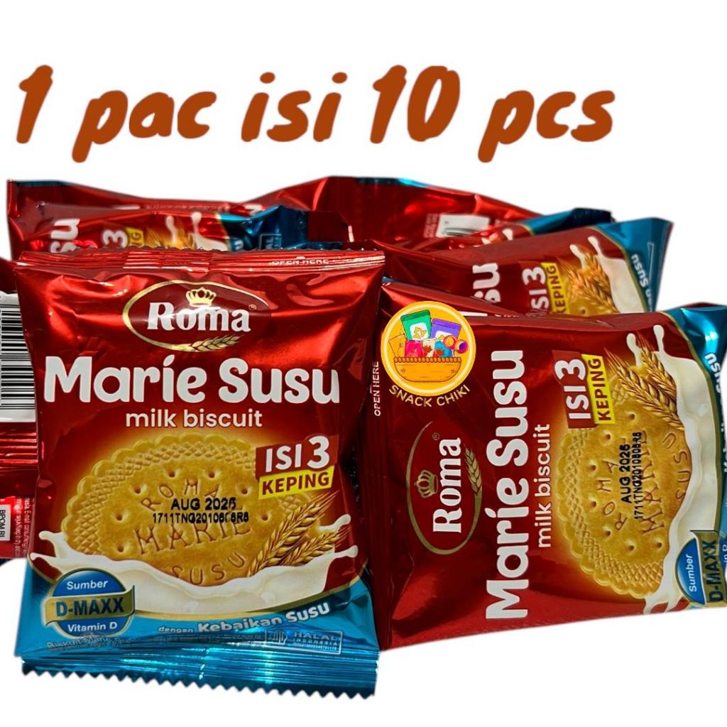 Jual BISKUIT ROMA MARIE SUSU RENCENG10x21gr | Shopee Indonesia