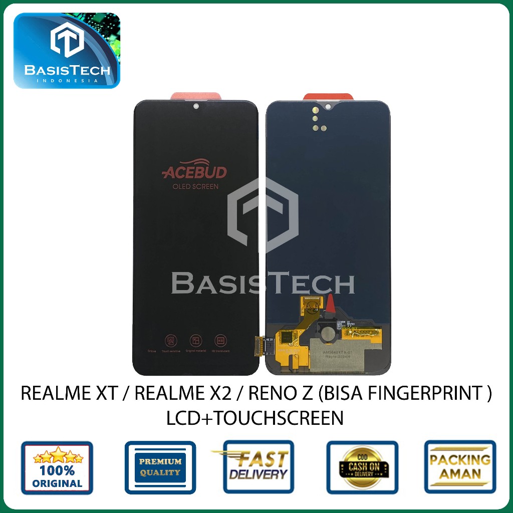 Jual LCD REALME XT - REALME X2 - RENO Z OLED - BISA FINGERPRINT ...