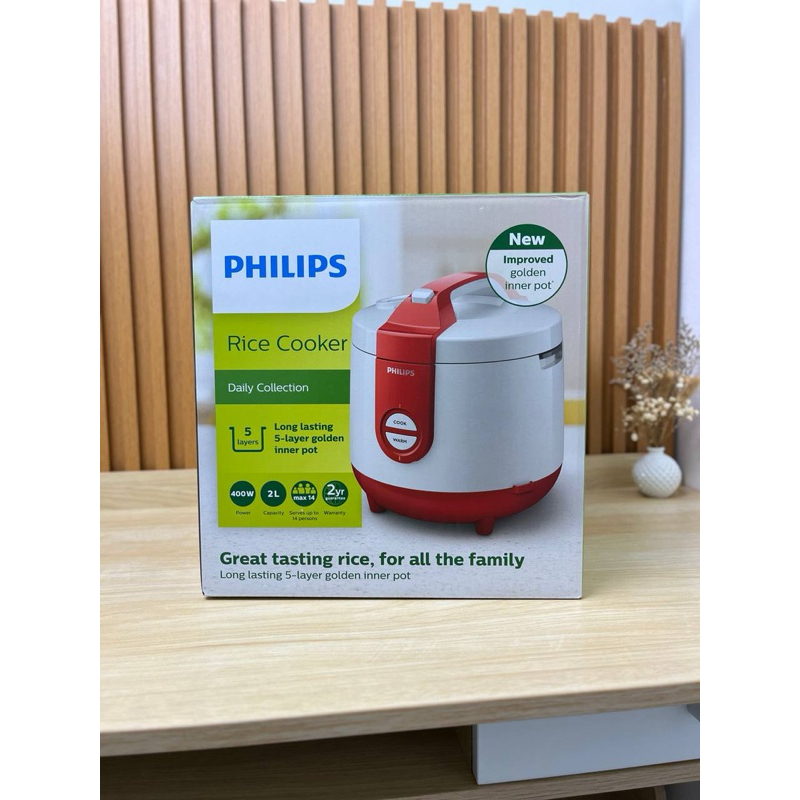 Jual philips rice cooker HD3119 Merah | Shopee Indonesia