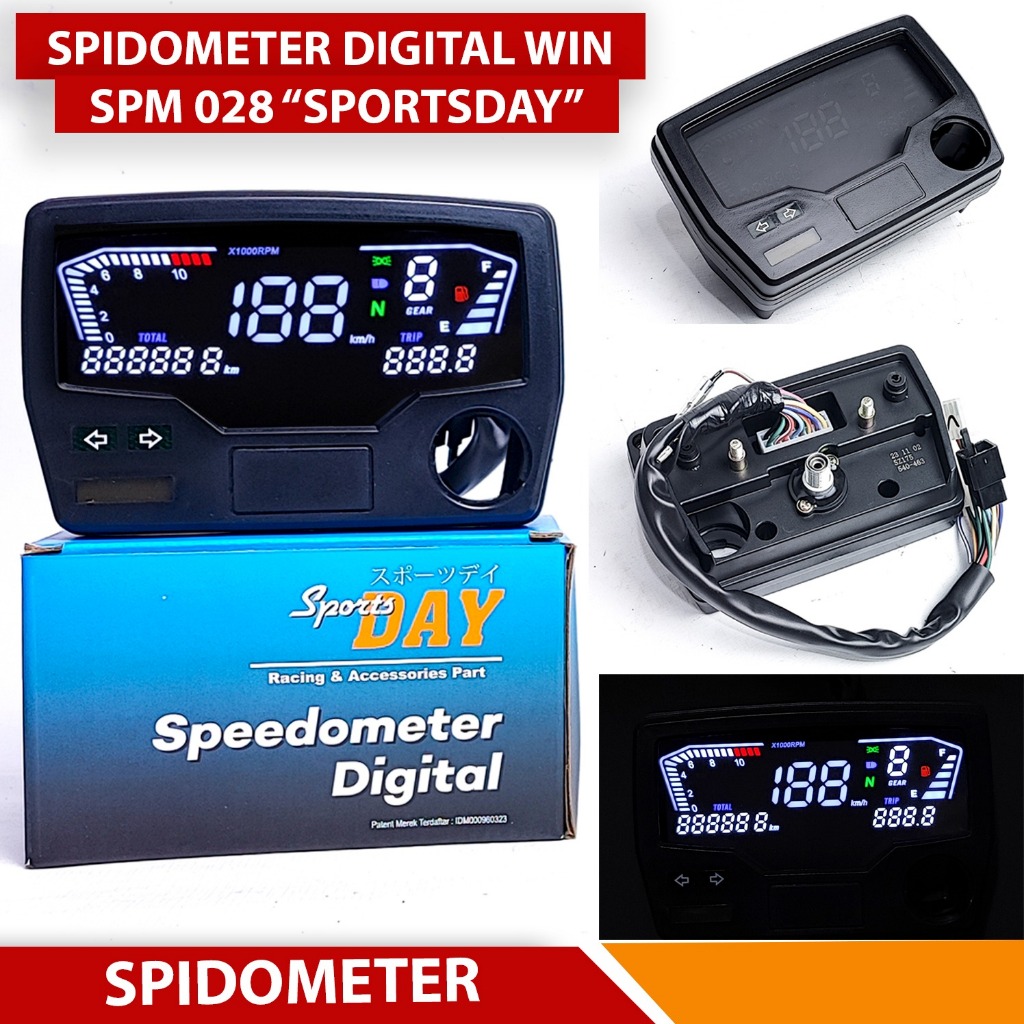 Jual Speedometer Spedo Digital Win100 Speedo win 100 Km Honda Win Tahun ...