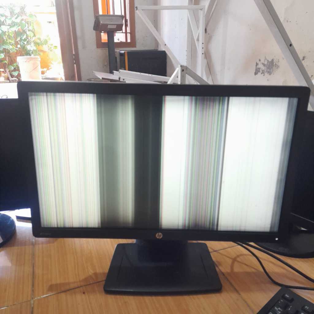 Jual Monitor Murah Minus Rusak HP 22" Wide LCD | Shopee Indonesia