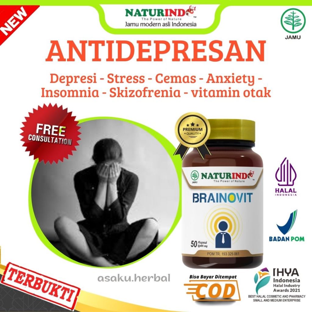 Jual Suplemen Nutrisi Otak Skizofrenia Antidepresan Stress Insomnia ...