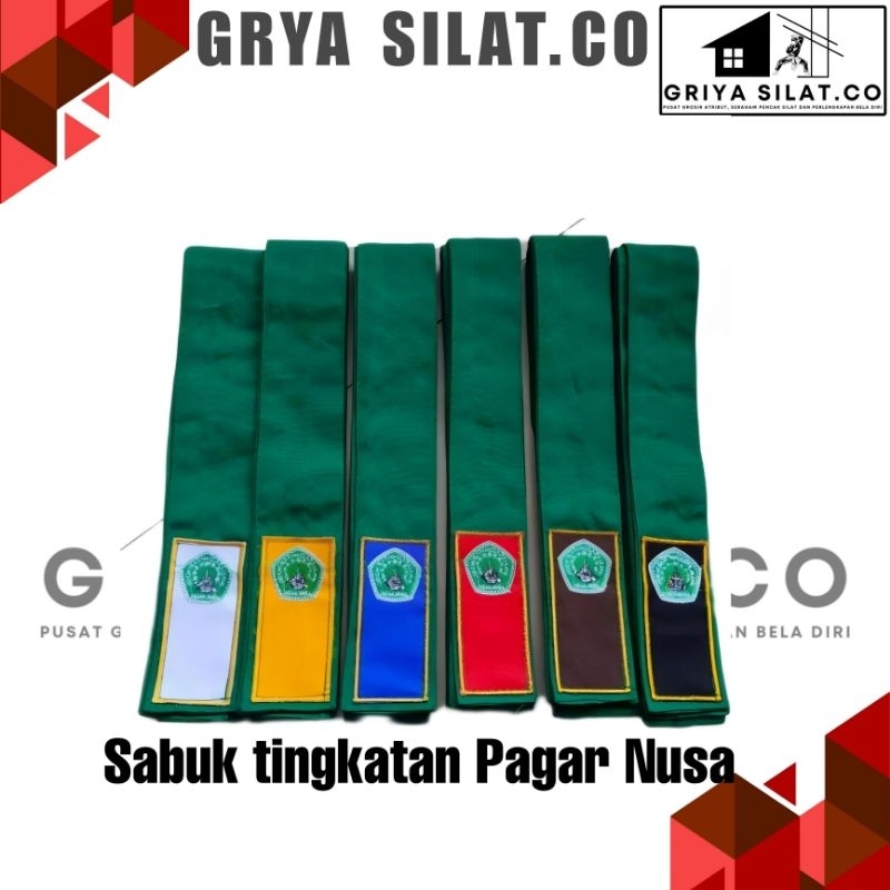 Jual Sabuk silat pagar Nusa, bahan full kain dan bed tingkatan | Shopee ...
